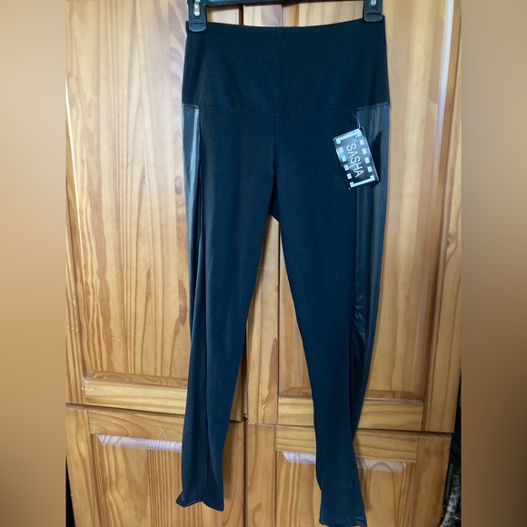 Sasha Fabiani | Pants & Jumpsuits | New Y2ksasha Leggings In Black ...